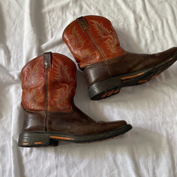 Ariat | Shoes | Ariat Workhog Mens Western Boot Sz 6 Brown 4lr Advance ...